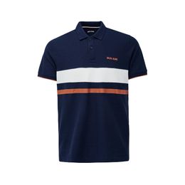 Salsa Jeans Shirt Herren Gr&ouml;&szlig;e M navy / orange / wei&szlig;