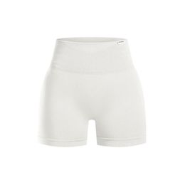Smilodox Issy Seamless Scrunch Shorts High Waist Damen Gr&ouml;&szlig;e XL hellgrau