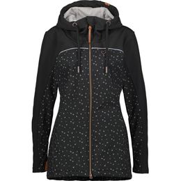 alife and kickin Alife & Kickin Jacke 'LoreneAK' Damen Gr&ouml;&szlig;e XXL dunkelblau / braun / offwhite