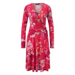 Aniston Casual Kleid Damen Gr&ouml;&szlig;e 34 rosa / rot Winterkleid