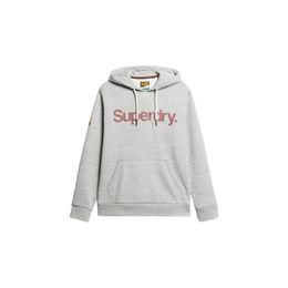 Superdry & Co Sweatshirt Herren Gr&ouml;&szlig;e XXL graumeliert / cranberry