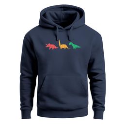 Neverless Sweatshirt 'Geometric Dino' Herren Gr&ouml;&szlig;e XS navy