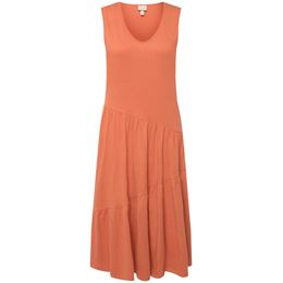 Ulla Popken Kleid Damen Gr&ouml;&szlig;e 58/60 orange Winterkleid