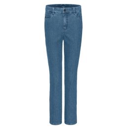 GOLDNER Jeans Damen Gr&ouml;&szlig;e 45/46 blau / schwarz