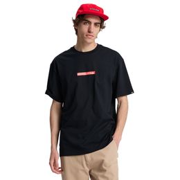 Quiksilver T-shirt 'Dna Clicker' Herren Gr&ouml;&szlig;e S rot / schwarz