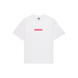 Quiksilver T-shirt 'Dna Clicker' Herren Gr&ouml;&szlig;e XS rot / wei&szlig;