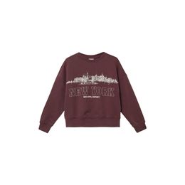 s.Oliver Sweatshirt M&auml;dchen Gr&ouml;&szlig;e 170/176 bordeaux / wei&szlig;