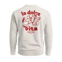 Neverless Sweatshirt 'La dolce Vita' Herren Gr&ouml;&szlig;e 4XL beige