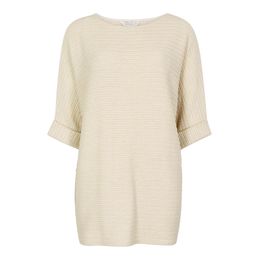 Apricot Textured Cable Knit Batwing Oversized Top ' ' Damen Gr&ouml;&szlig;e XL hellbeige