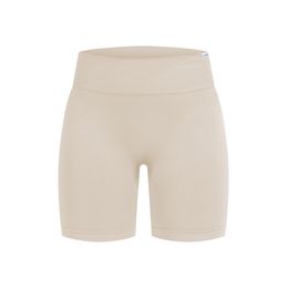 Smilodox Amaze Pro High Waist Performance Shorts Damen Gr&ouml;&szlig;e XL beige