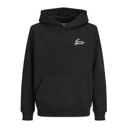Jack & Jones Jack & Jones Junior Sweatshirt 'Dust Script' Jungen Gr&ouml;&szlig;e 164 schwarz / wei&szlig;