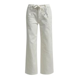 Smith & Soul Smith&soul Wide Leg Jeans mit Bindeband Damen Gr&ouml;&szlig;e 29 offwhite