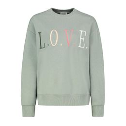 Sublevel Sweatshirt Damen Gr&ouml;&szlig;e XL mint / mischfarben