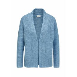 GOLDNER Strickjacke Damen Gr&ouml;&szlig;e L blau / hellblau