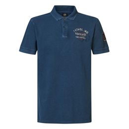 PETROL INDUSTRIES Poloshirt 'Meander' Herren Gr&ouml;&szlig;e XXXL marine / dunkelblau / hellgrau / dunkelrot