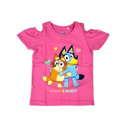 Bluey Shirt 'Bluey & Bingo T-Shirt' M&auml;dchen Gr&ouml;&szlig;e 98 pink