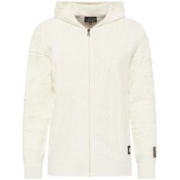 Carlo Colucci Strickjacke Herren Gr&ouml;&szlig;e M beige / gold / schwarz