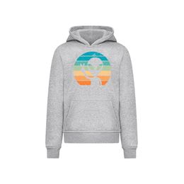 F4NT4STIC Sweatshirt 'Alien Piece Sonnenuntergang' M&auml;dchen Gr&ouml;&szlig;e 158/164 grau