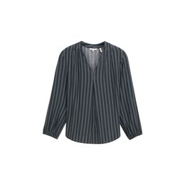 Tom Tailor Women + Bluse Damen Gr&ouml;&szlig;e XXXL oliv / lila / schwarz
