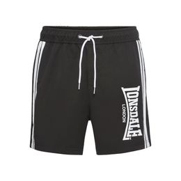 Lonsdale Badeshorts Herren Gr&ouml;&szlig;e S schwarz / wei&szlig;
