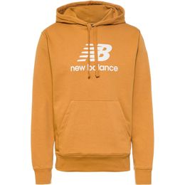 New Balance Sweatshirt 'Essential' Herren Gr&ouml;&szlig;e M senf / wei&szlig;