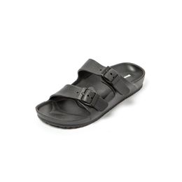 Brasileras Pantolette 'Coastal' Herren Gr&ouml;&szlig;e 45 schwarz