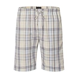 Hanro Pyjamashorts ' Night & Day ' Herren Gr&ouml;&szlig;e XL hellblau / gelb / grau / wollwei&szlig;