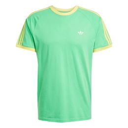 adidas originals T-Shirt 'Monogram Cali' Herren Gr&ouml;&szlig;e XS gelb / gr&uuml;n / wei&szlig;