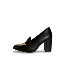 NAE Vegan Shoes Pumps 'JULIA' Damen Gr&ouml;&szlig;e 41 beige / schwarz
