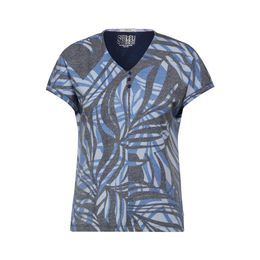 Cecil T-Shirt Damen Gr&ouml;&szlig;e XXL blau / nachtblau / pastellblau