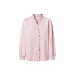 Pepe Jeans Bluse 'PEARLCY' Damen Gr&ouml;&szlig;e M rosa / wei&szlig;
