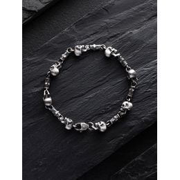 Reytel Armband 'MEMENTO MORI' Herren Gr&ouml;&szlig;e 18 cm silber