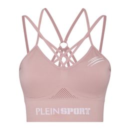 Plein Sport Sport-BH Damen Gr&ouml;&szlig;e 4XL rosa / offwhite