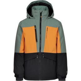 Protest Sportjacke 'PRTMilan JR' Jungen Gr&ouml;&szlig;e 176 grau / orange / schwarz