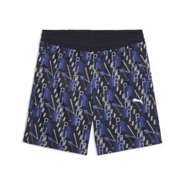 Puma Sportshorts 'Essentials' Jungen Gr&ouml;&szlig;e 140 navy / grau / schwarz