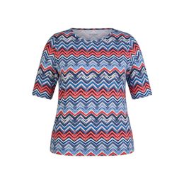 Rabe Shirt Damen Gr&ouml;&szlig;e L azur / hellblau / hummer / wei&szlig;