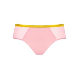 Mey Panty 'Poetry Almost Sheer' Damen Gr&ouml;&szlig;e L gelb / rosa