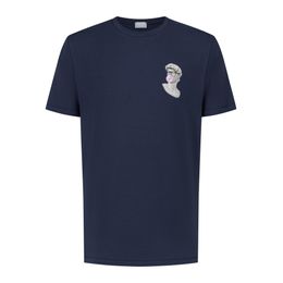 Mey T-Shirt 'Marble Muse' Herren Gr&ouml;&szlig;e XXL navy / grau / rosa