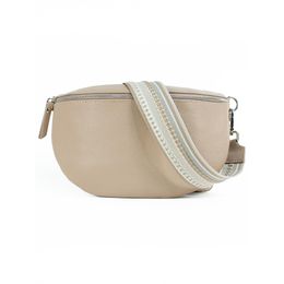 Lepelou G&uuml;rteltasche 'FIONA large' Damen Gr&ouml;&szlig;e 30 cm x 19 cm x 9 cm beige
