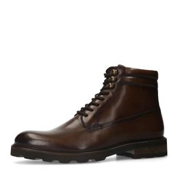 Manfield Schn&uuml;rboots Herren Gr&ouml;&szlig;e 47 braun