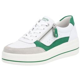 Remonte Sneaker Damen Gr&ouml;&szlig;e 40 grau / gr&uuml;n / wei&szlig;