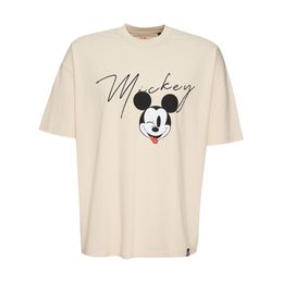Recovered T-Shirt 'Disney Mickey Signature' Herren Gr&ouml;&szlig;e XL ecru