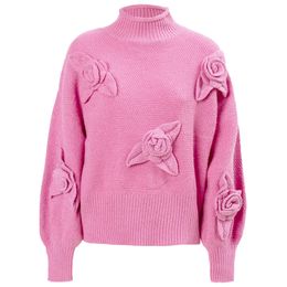 Influencer Pullover Damen Gr&ouml;&szlig;e L pink