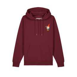 Watapparel Sweatshirt ' Gartenzwerg ' Herren Gr&ouml;&szlig;e S mischfarben / burgunder