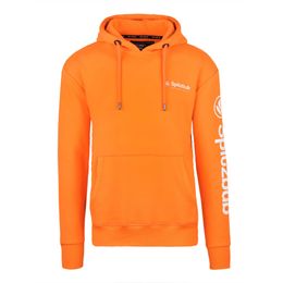 Spitzbub Sweatshirt Herren Gr&ouml;&szlig;e S neonorange / wei&szlig;