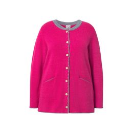 Ulla Popken Strickjacke Damen Gr&ouml;&szlig;e M/L pink