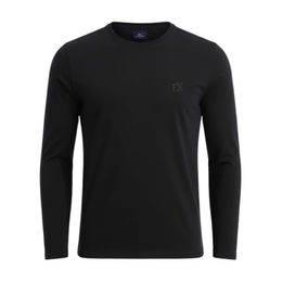 Ombre Shirt 'OM-LSBC-0124' Herren Gr&ouml;&szlig;e S schwarz