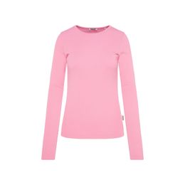 Senses.the Label Langarmshirt TA:MINA mit Rundhalsausschnitt Damen Gr&ouml;&szlig;e S ros&eacute;