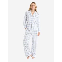 Etam Pyjamahose 'Willy' Damen Gr&ouml;&szlig;e XL blau / wei&szlig; Winterkleid