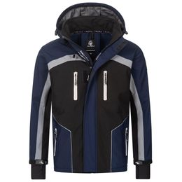 Rock Creek Outdoorjacke Herren Gr&ouml;&szlig;e M navy / grau / schwarz
